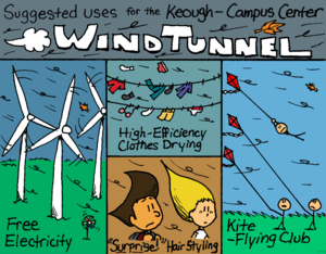 Wind Tunnel ~( Skip & Cal ~ cartoons and comics by John Pray )~