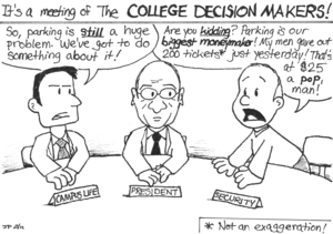 Decision Makers ~( Skip & Cal ~ cartoons and comics by John Pray )~